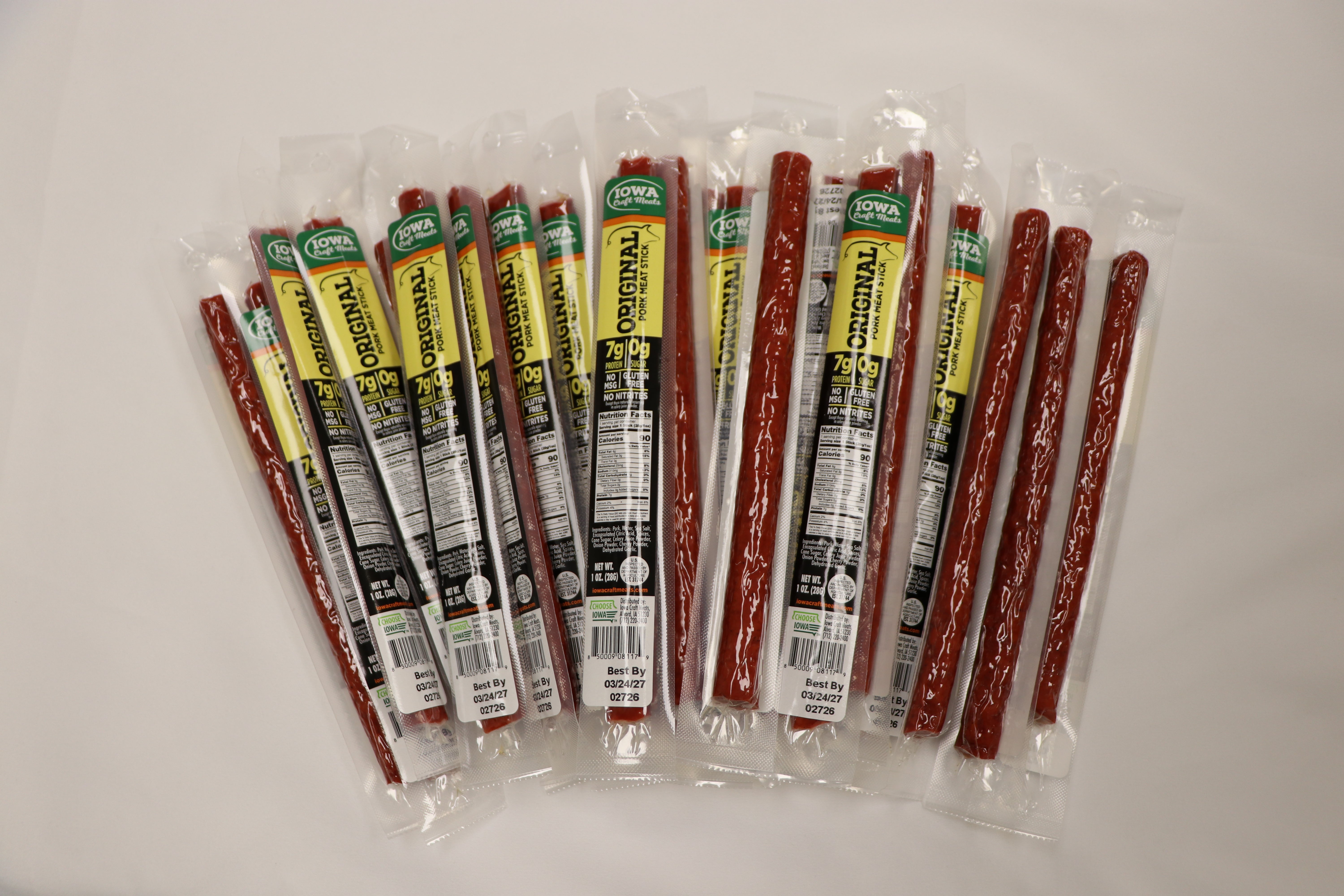 Premium Duroc Pork Stick Bundle - Original – Iowa Craft Meats